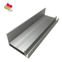 China Wooden Grain 6063 6061 Aluminum Alloy Custom Extrusion Profiles for Windows and Doors for sale