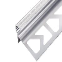 China 2023 Shengxin Bright Silver Aluminium Decorative Stair Nosing Profiles for Floor Trims for sale