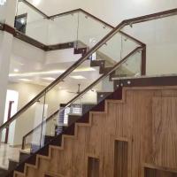 China Aluminum Extruded Profiles Anodizing U Channel Glass Railing for Frameless Balustrades for sale