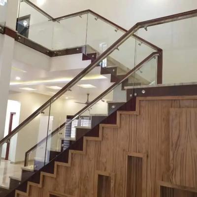 China Aluminum Extruded Profiles Anodizing U Channel Glass Railing for Frameless Balustrades for sale
