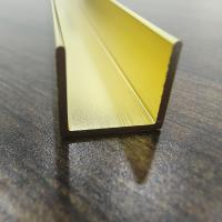 China Gold and Black Aluminium Decor Profiles for Sliding Door Frame and Cabinet Versatile for sale