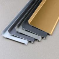 China GB5237-2008 Standard Aluminum Baseboard Profile for LED Baseboard Floor Skirting Board for sale