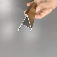 China Modern Design Aluminum Tile Trim for Wall and Floor Edges Decoration Edging Trim for sale