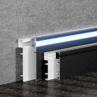 China Aluminum LED Profile for Floor Sockets T3-T8 Temper 0.3mm-Customized Thickness for sale
