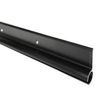 China T3-T8 Temper Decoiling Aluminum Curtain Track Rail Poles Tracks Accessories Black Anodized for sale