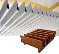 China Baffles Ceiling Aluminium Profile for Fameline Aluminum Ceiling Systems by Shengxin for sale