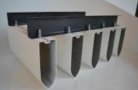 China Baffles Ceiling Aluminium Profile for Fameline Aluminum Ceiling Systems by Shengxin for sale