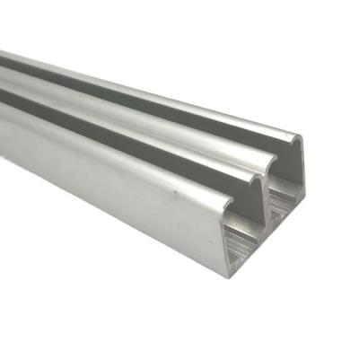 China Customized Extrusion Aluminum Profile for Door Window Silver Anodizing Powder Coating for sale