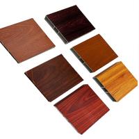 China Shengxin Extrusion 6063 T5 Custom Wood Grain Aluminium Wood Panel for Decorations for sale