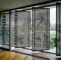 China Roller Top Shutters Awning Insulated Interior Shutters with Angle Window Compatibility for sale