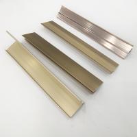 China Alloy Black Gold Metal Decorative U Shape Tile Trimming Corner Profile for Bathroom for sale
