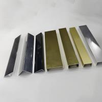 China Decorative Aluminum Profile for Modern Apartments Gold and Black 0.8mm-2.0mm Thickness for sale
