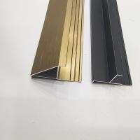 China Decorative Aluminum Profile for Modern Apartments Gold and Black 0.8mm-2.0mm Thickness for sale