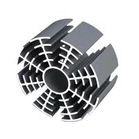 China Black Anodized Aluminium Heatsink Profile for Windows and Doors Shengxin 6063 T5 for sale