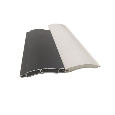 China Catalogue Style Aluminium Profile for Rolling Door Window Shutter Slats Powder Coated for sale