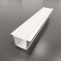 China Super Slim 3 Meter LED Angel Aluminium Profile Channel for Recessed Lighting in Black for sale