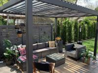 China Decoration Alloy 6063/6061/6005/6060 T5/T6 Aluminium Pergola Canopy Profile Decoration for sale