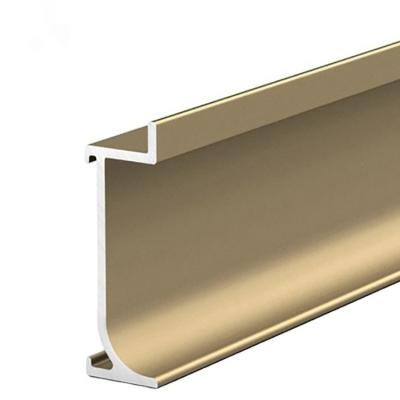 China Customized Shape Skirting Aluminum Profile Baseboard for House 0.8mm-2.0mm Thickness for sale
