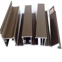 China Polished Aluminium Profile for Windows and Doors Wooden Grain Powder Coating Anodizing for sale