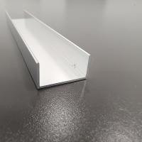 China Customized Silver Decoration Trim Slot Aluminum Channel with Welding Processing Service for sale