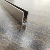 China Customized Silver Decoration Trim Slot Aluminum Channel with Welding Processing Service for sale