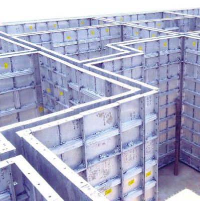 China Shengxin Custom 6063 6061 Aluminum Extrusion Formwork Profiles for Building and Customized for sale