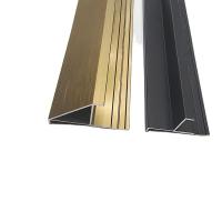 China 6063 T5 Customized Colors T Shape Aluminium Trim Profiles for Wall and Porcelain for sale