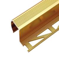 China Powder Coating Aluminum Profile T Channel Transition Metal Tile Trim for Renovation for sale