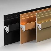 China Powder Coating Aluminum Profile T Channel Transition Metal Tile Trim for Renovation for sale