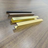 China Metal Tile Trim 10mm U Shaped Corner Strip Aluminium Profile for Wall Corner Edge for sale