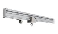 China 6063 T5 Anodized Aluminium Curtain Track Rail Profiles for Wide Range of Applications for sale