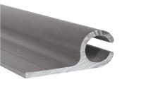 China LED Strip Compatible Aluminium Profile for Awning Rail Verchromt and Grade 6000 Series for sale