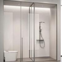 China U Shape Extrusion Aluminum C Channel Track Profiles Custom Polishing for Shower Room for sale
