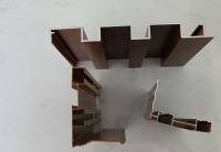 China CUSTOM ALUMINUM FRAME for Windows Wood Grain Aluminum Profile Producing Top- Frames for sale