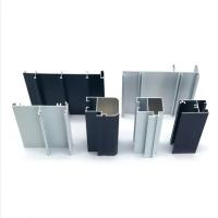 China Powder Coating Anodizing Wood Grain Profile Aluminum for Window Door in South America for sale