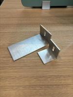 China Square Anodized Aluminium 90 Degree L Shape Bracket for Outdoor Facade Construction for sale