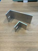 China Square Anodized Aluminium 90 Degree L Shape Bracket for Outdoor Facade Construction for sale