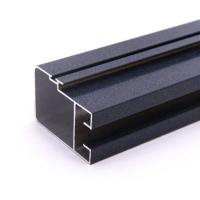 China Wooden Grain Transfter Aluminium Profiles for Glass Doors in Custom Sizes and Designs for sale