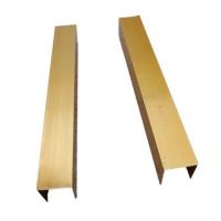 China 6063/6061/6005/6060 T5/T6 Golden Anodized Aluminium Profile for Bathroom Decoration for sale