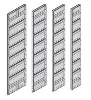 China SHENGXIN 6063-T5 Aluminum Frame Aluminium Slab Formwork for Courtyard Concrete Mould for sale