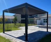 China Aluminum Alloy Door Material Durable Powder Coating for Customized Pergola Profiles for sale