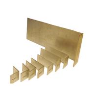 China Customized OEM Aluminum Extrusions Profiles Silver Anodizing Corner Bar L Shape Profile for sale