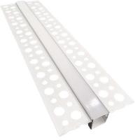 China Anodized Alu Channel for Customized Ceiling Bar Lighting Strips in Plaster Walls for sale