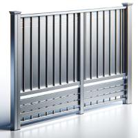 China 5.8-6.0M Length Customized 6063-T5 Powder Coating Aluminium Picket Fence for UK for sale