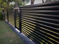 China 5.8-6.0M Length Customized 6063-T5 Powder Coating Aluminium Picket Fence for UK for sale