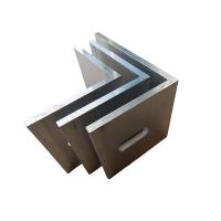 China Anodised Aluminum Extrusion Profiles L Aluminum Angle Corner with 6000 Series Alloy for sale
