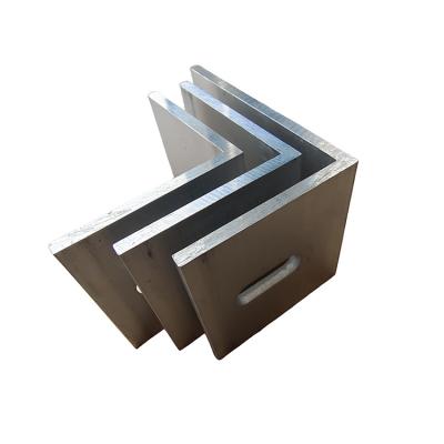 China Anodised Aluminum Extrusion Profiles L Aluminum Angle Corner with 6000 Series Alloy for sale