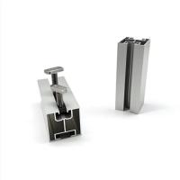 China Square T5 Aluminum Alloy Profile for Solar Panel Ground Mounting Structure Exporter for sale