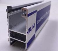China White Aluminium Extrusion Profiles for Havana Glass Windows and Doors Tolerance ±0.13% for sale