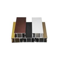 China Customized Colors Sandblasted Anodized Aluminum Profile for South America Sliding Doors for sale